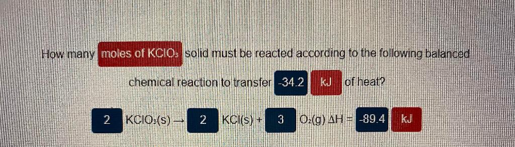 Solved How many solid must be reacted according to the | Chegg.com