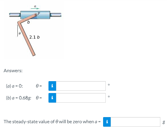Solved The uniform L-shaped bar pivots freely at point P of | Chegg.com