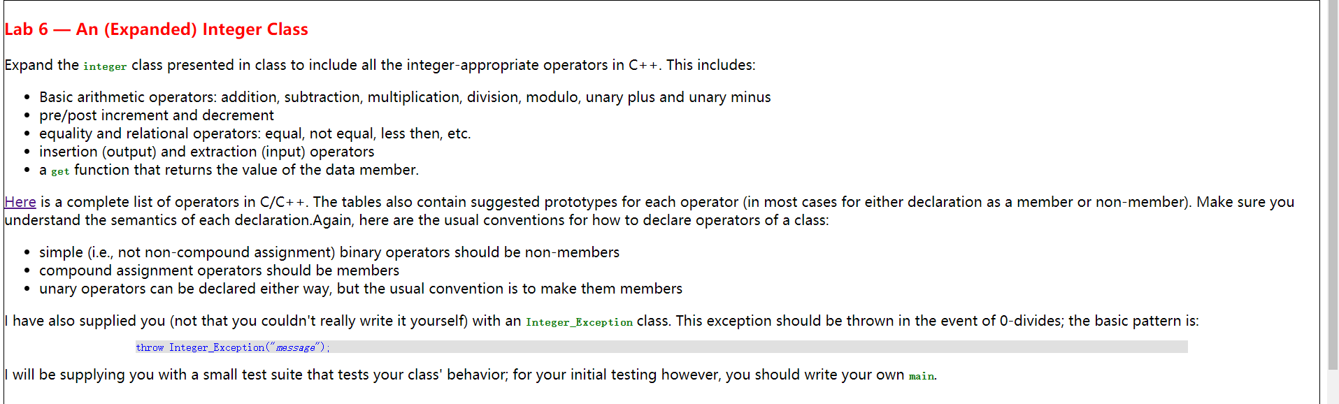 //integer.cpp #include #include "Integer.h" using | Chegg.com
