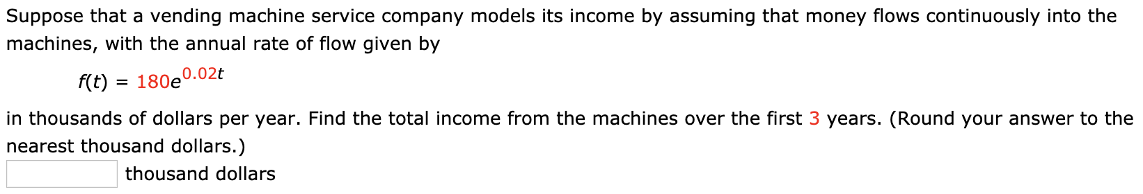 Solved Suppose that a vending machine service company models | Chegg.com