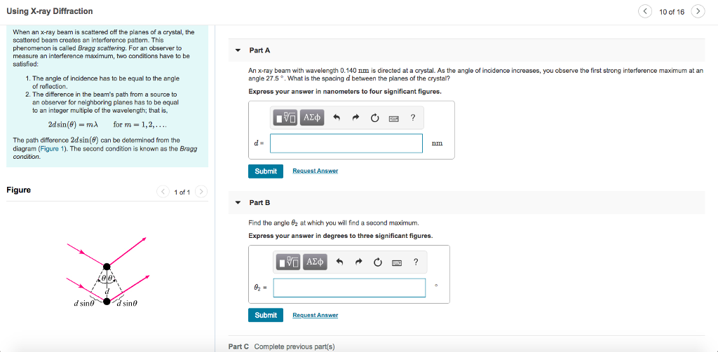 Solved Using X-ray Diffraction