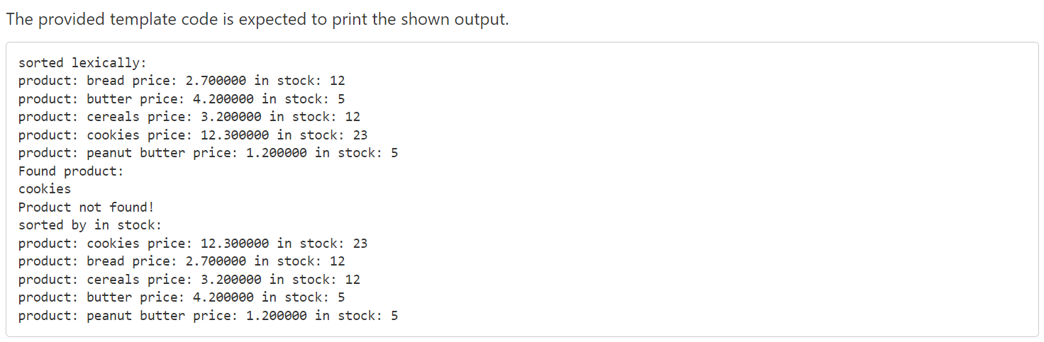 Solved Shop products In this task, you are required to | Chegg.com