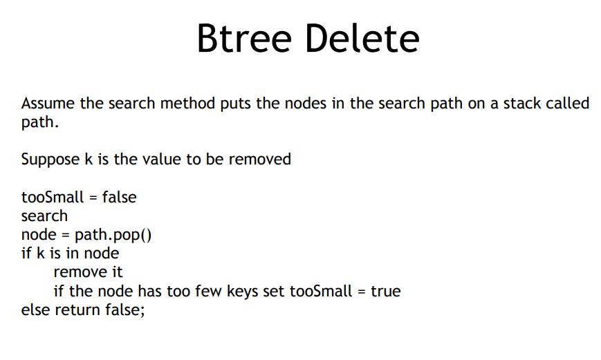 Implement the DBTable and the BTree classes shown on | Chegg.com
