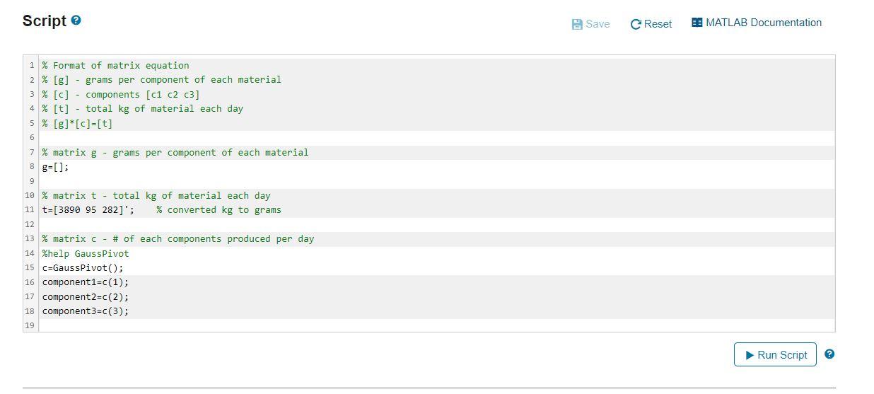Solved Solve the System of Linear Equations - Gauss Pivot | Chegg.com