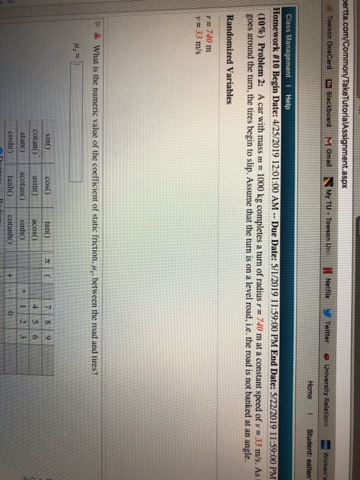 Solved pertta.com/Common/TakeTutorialAssignment.aspx My TU- | Chegg.com