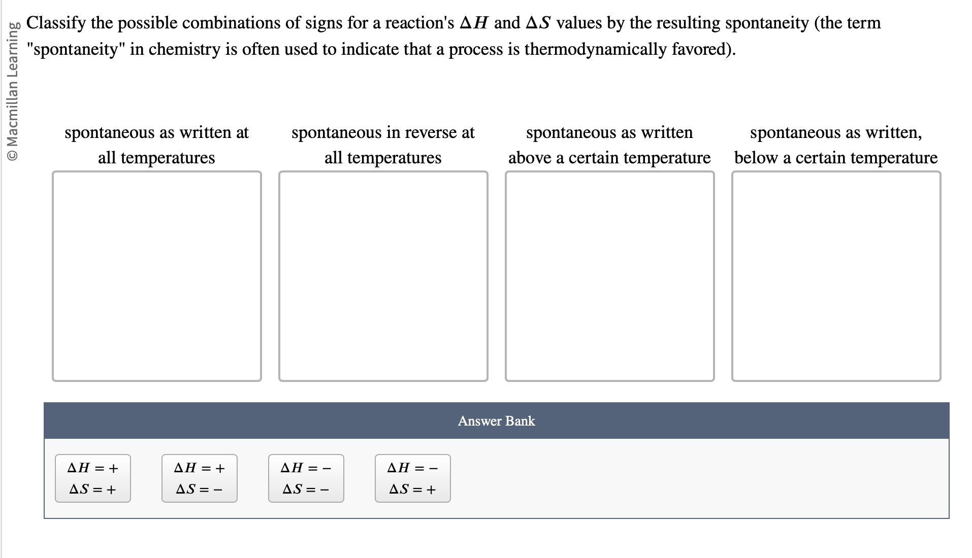 Solved Classify the possible combinations of signs for a | Chegg.com
