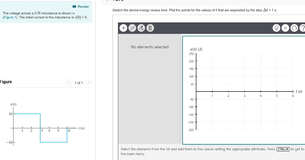 Solved Review Sketch the stored energy versus time. Plot the | Chegg.com