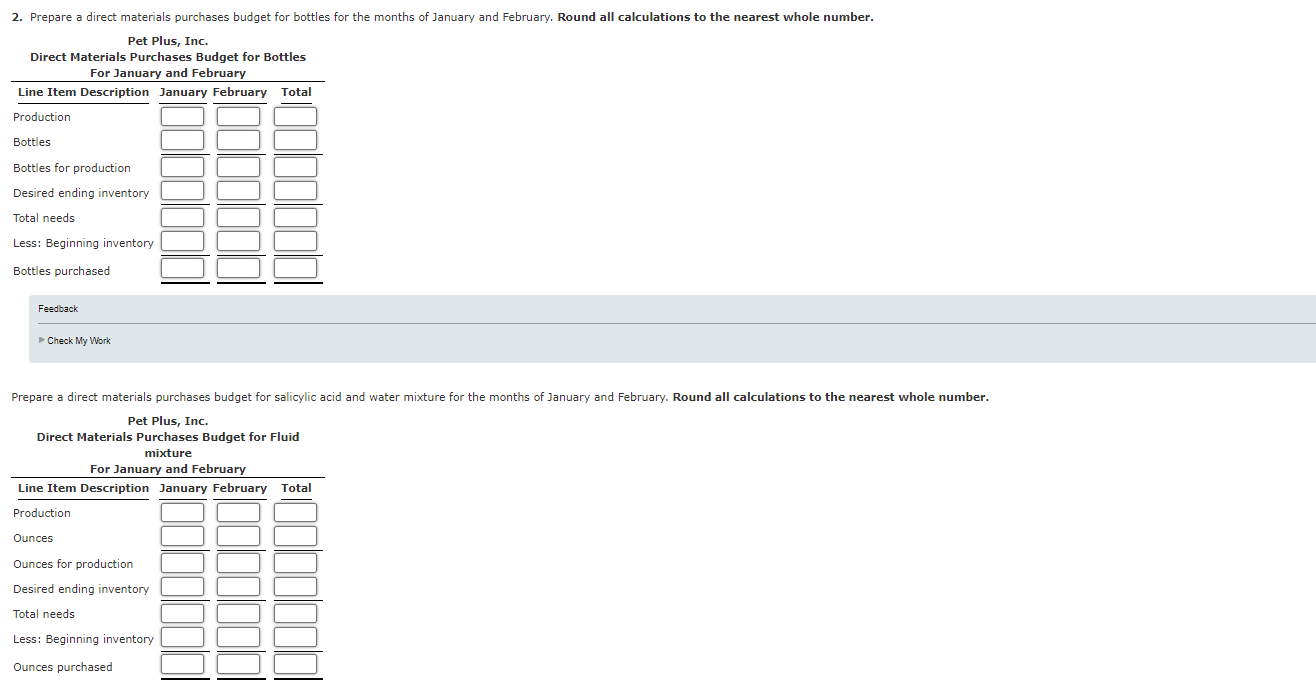 Solved Production Budget and Direct Materials Purchases | Chegg.com