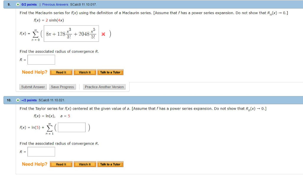 Solved Find the Maclaurin series for f(x) using the | Chegg.com