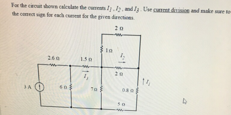 Solved Calculate the following currents in the circuit below | Chegg.com