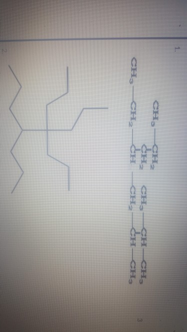 Solved Identify the longest chain and name the below | Chegg.com