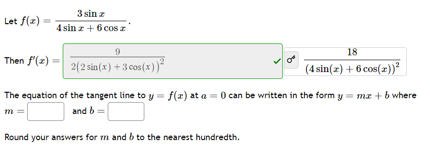 Solved Let f(x)=4sinx+6cosx3sinx. Then | Chegg.com