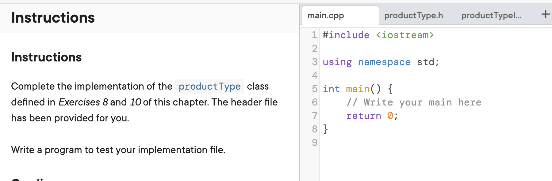 8. Write the definitions of the functions to | Chegg.com