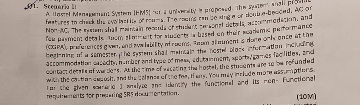 Solved This question is from Software engineering, SRS | Chegg.com