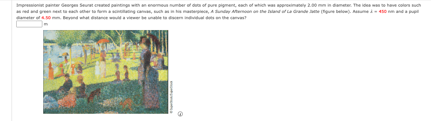 Solved Impressionist painter Georges Seurat created | Chegg.com