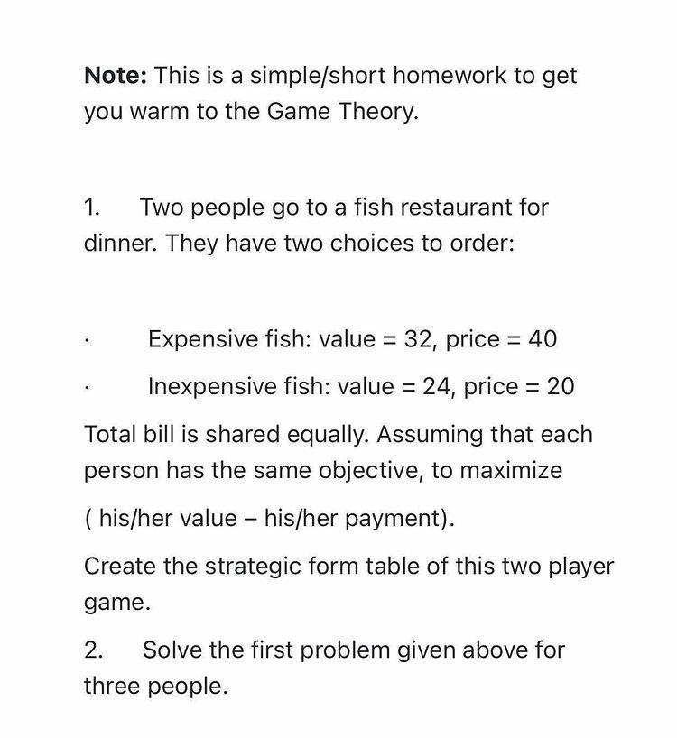 Note: This is a simple/short homework to get you warm | Chegg.com