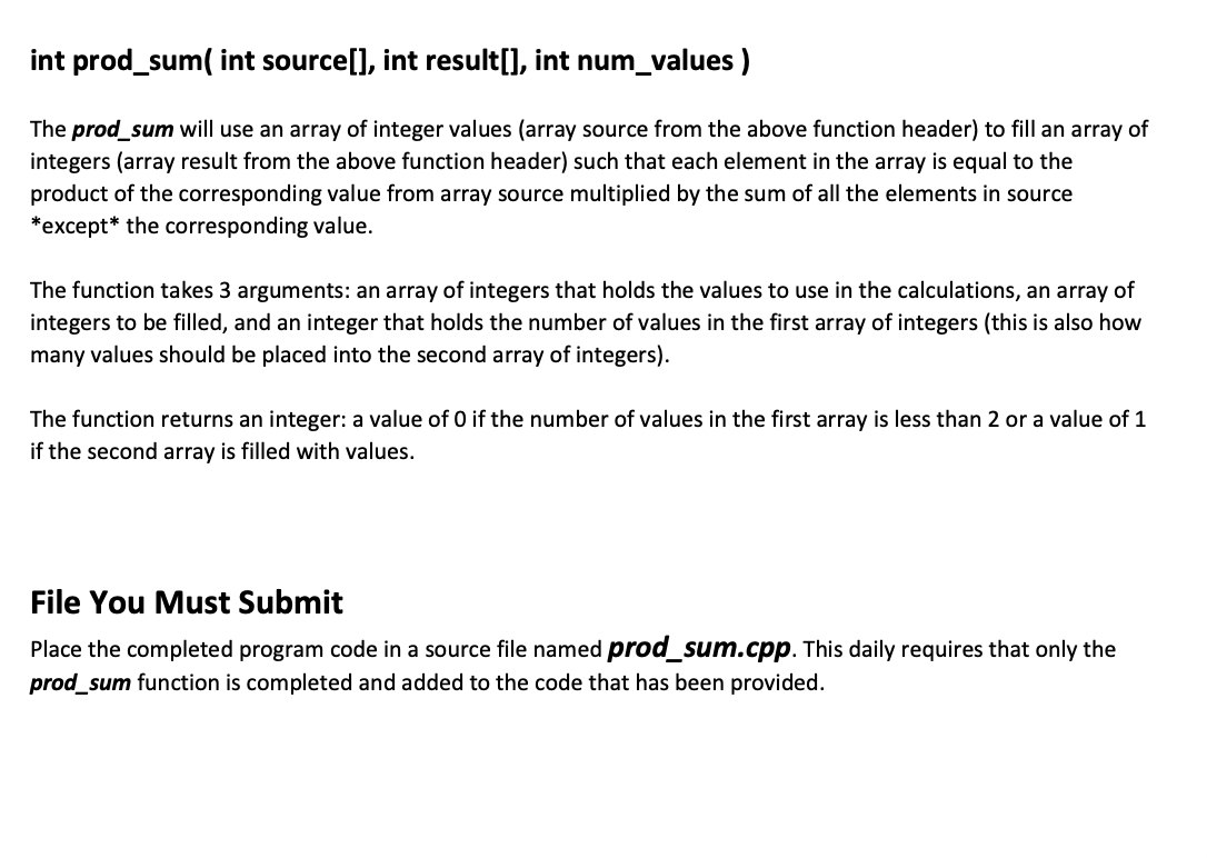 Solved Overview For this daily, write a function named | Chegg.com