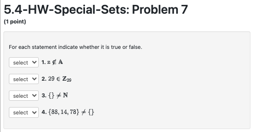 For each statement indicate whether it is true or | Chegg.com