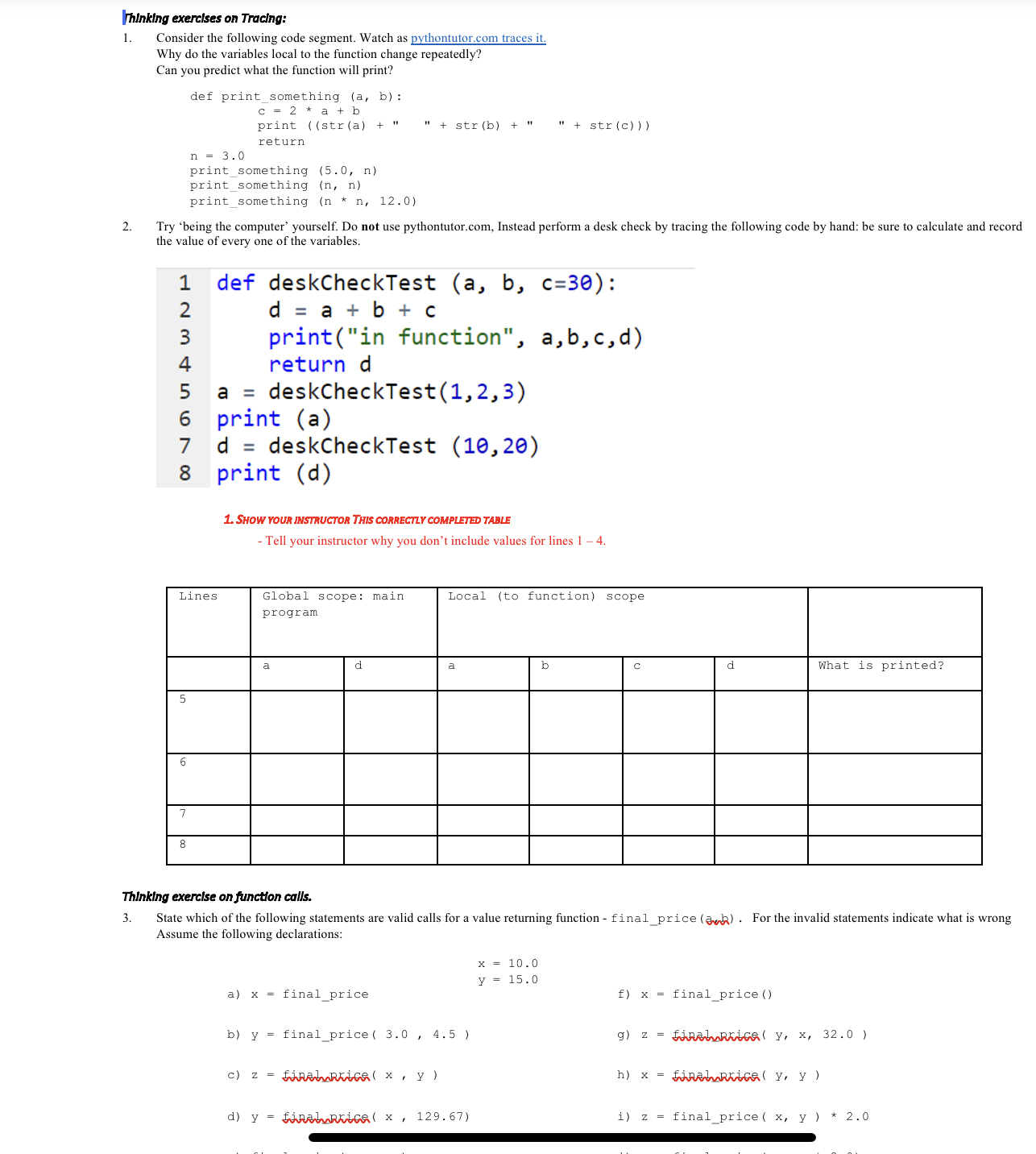 3. State which of the following statements are valid | Chegg.com
