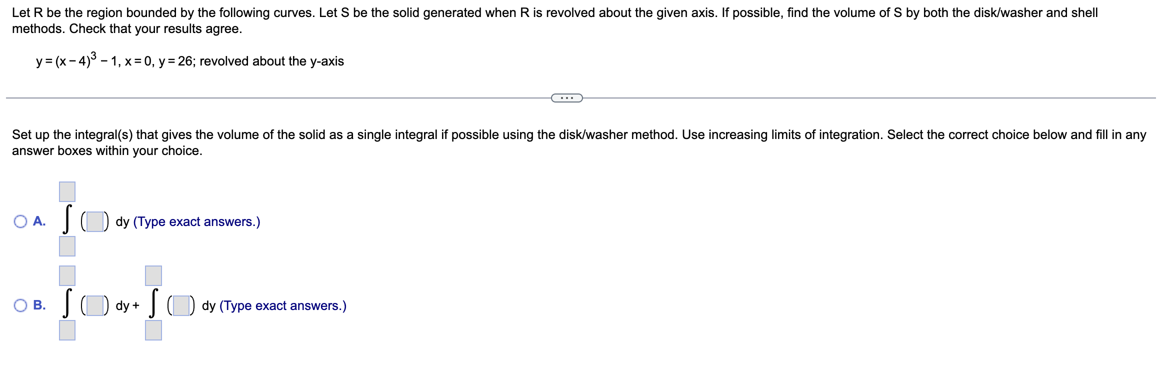 Solved Let R be the region bounded by the following curves. | Chegg.com