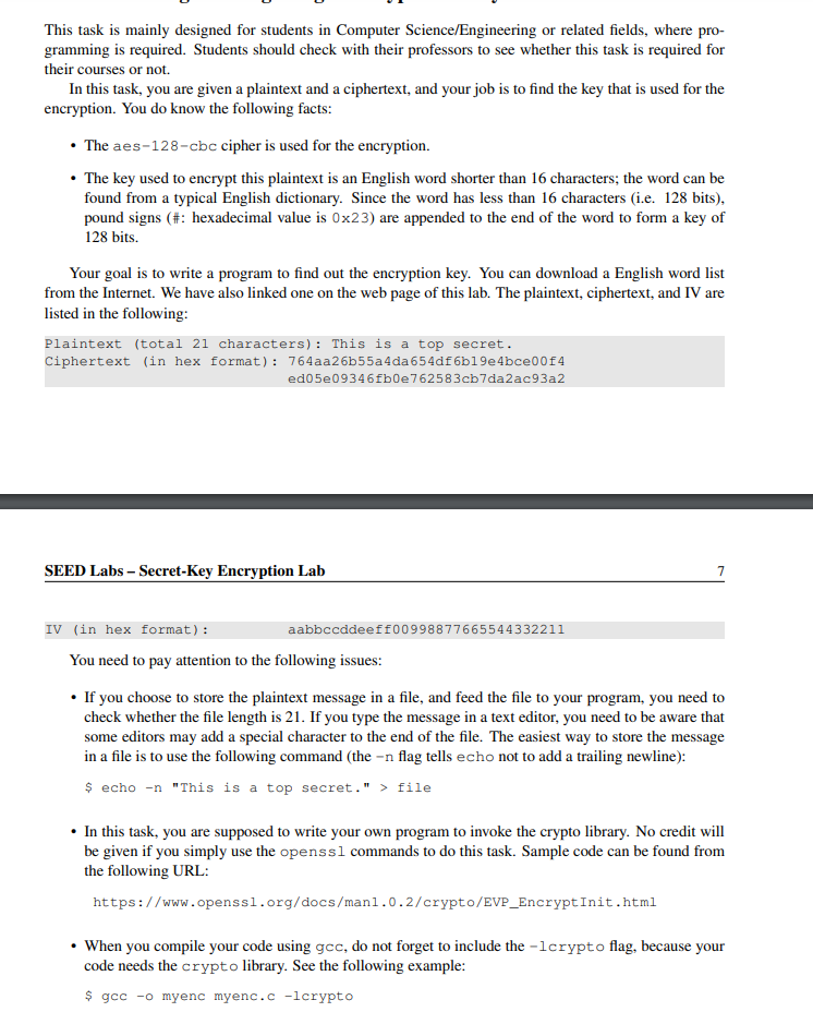 Solved This task is mainly designed for students in Computer | Chegg.com