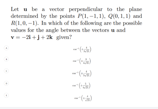 Solved Let u be a vector perpendicular to the plane | Chegg.com