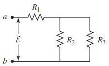 Solved Three resistors with resistances R1 = R/2 and R2 = R3 | Chegg.com