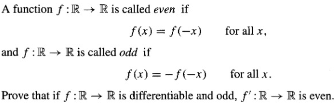 Solved A function f:R→R is called even if f(x)=f(−x) for all | Chegg.com