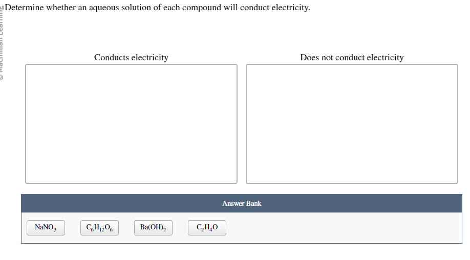 Solved Determine whether an aqueous solution of each | Chegg.com