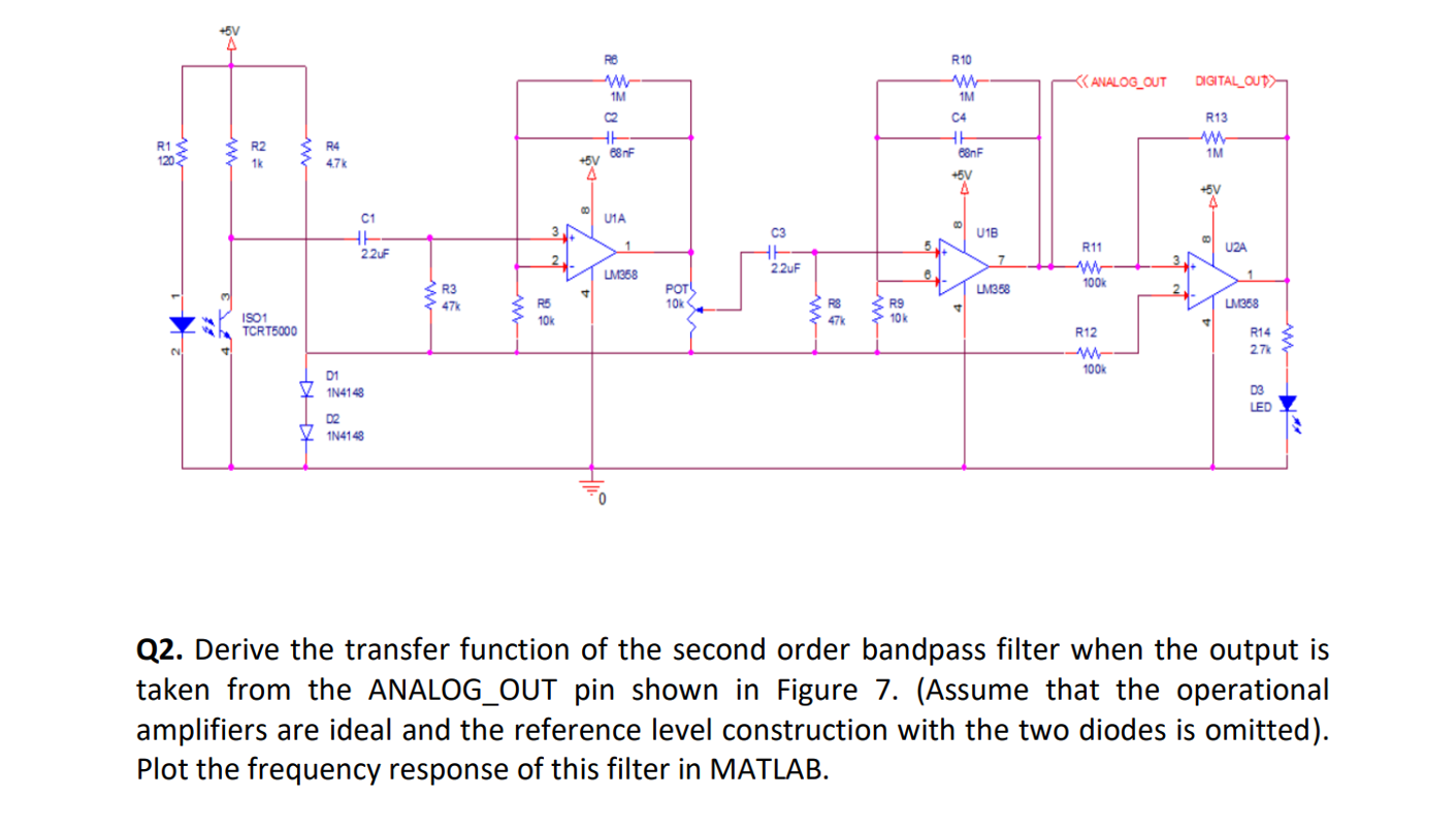 Solved Q2. Derive the transfer function of the second order | Chegg.com