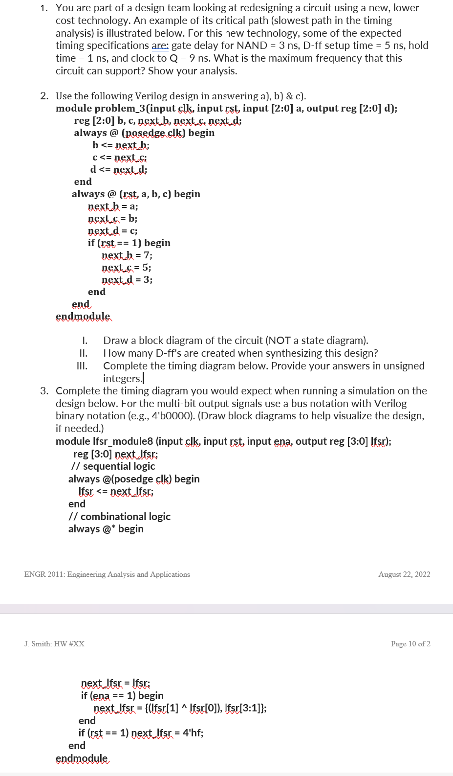 1. You are part of a design team looking at | Chegg.com