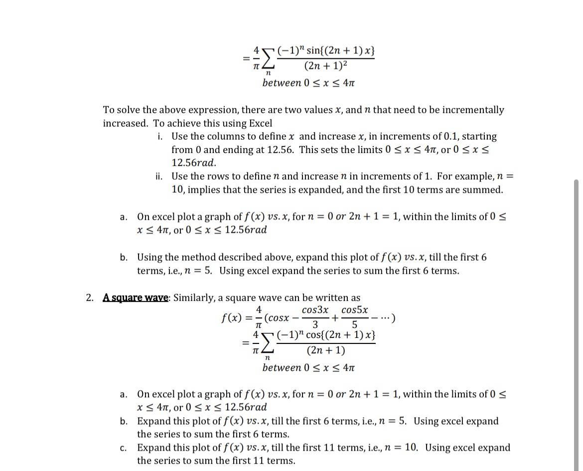 Solved Part I: To calculate the rms value of a triangular | Chegg.com