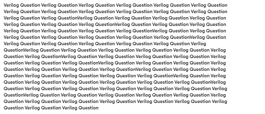 Solved Verilog Question Verilog Question Verilog Question 4488