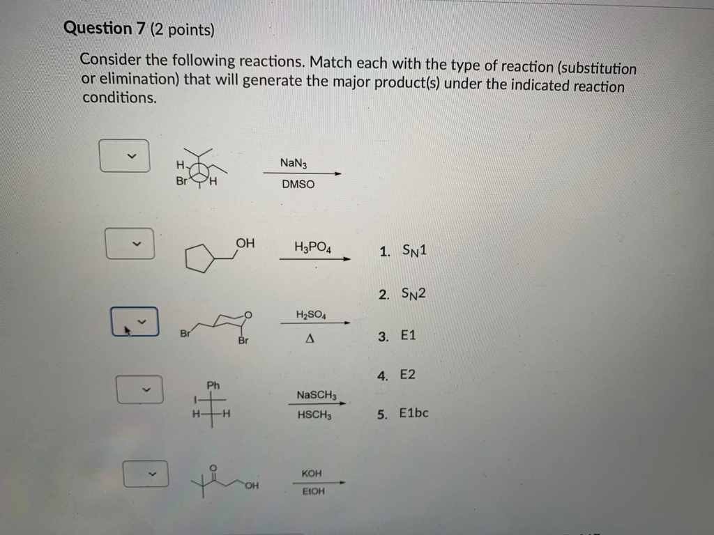 Solved Question 7 (2 points) Consider the following | Chegg.com