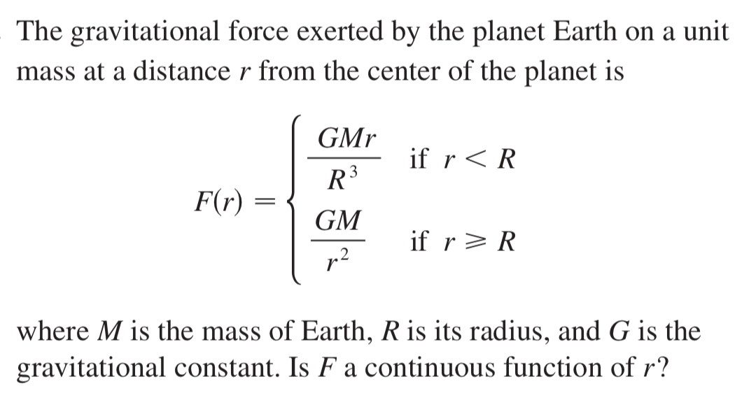 Solved The gravitational force exerted by the planet Earth | Chegg.com