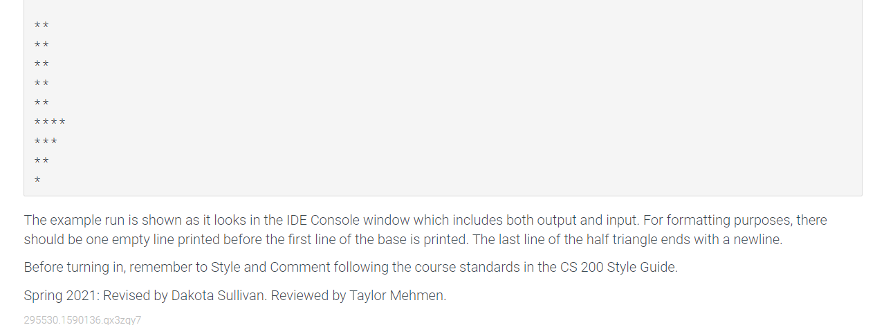 Solved 6.18 **zyLab: Drawing a half arrow Write this program | Chegg.com