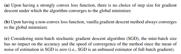 Solved (a) Upon having a strongly convex loss function, | Chegg.com