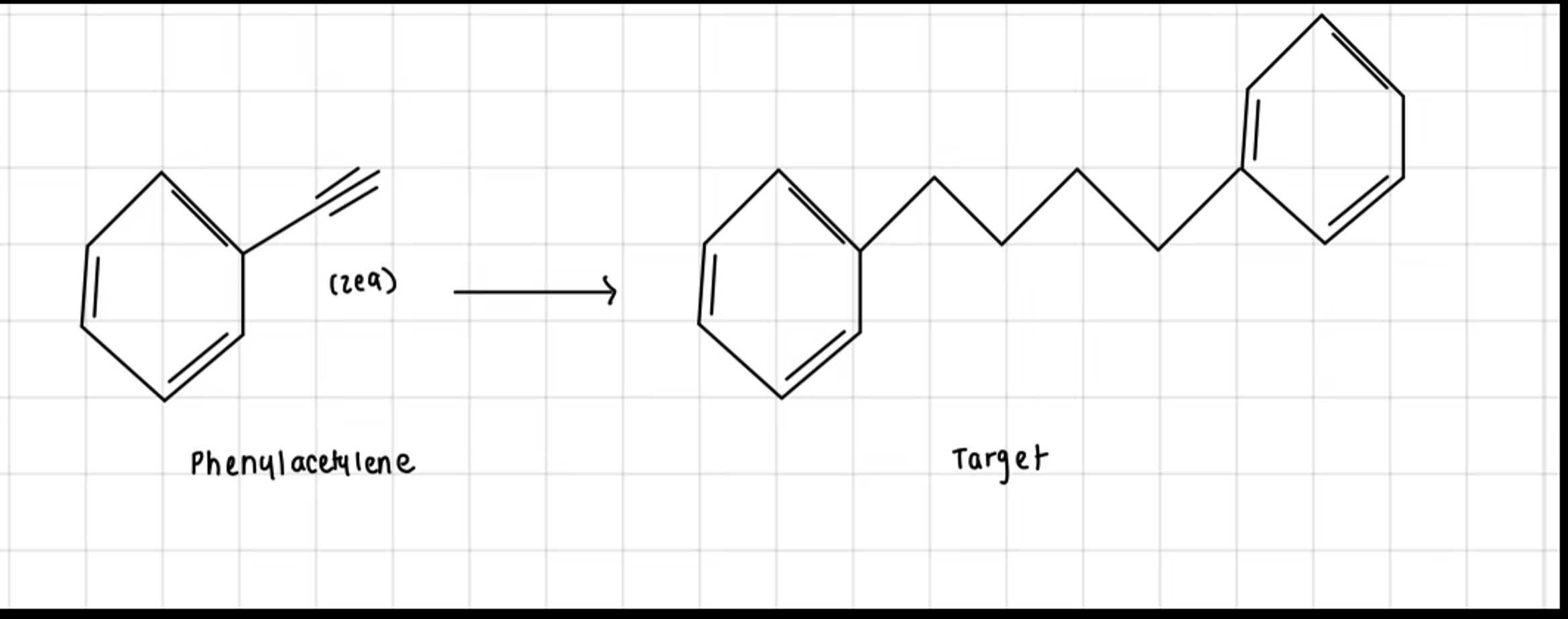 Solved desgin a multi step synthesis of the target below, | Chegg.com
