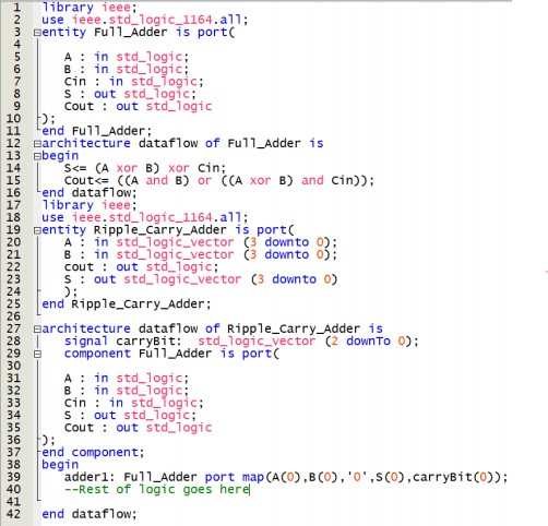 The code above is for Quartus Prime VHDL files. I am | Chegg.com