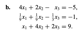 Solved Use Gaussian elimination with backward substitution | Chegg.com