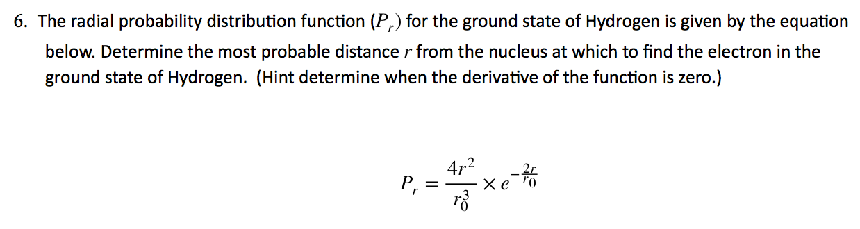 Solved The radial probability distribution function (Pr) | Chegg.com