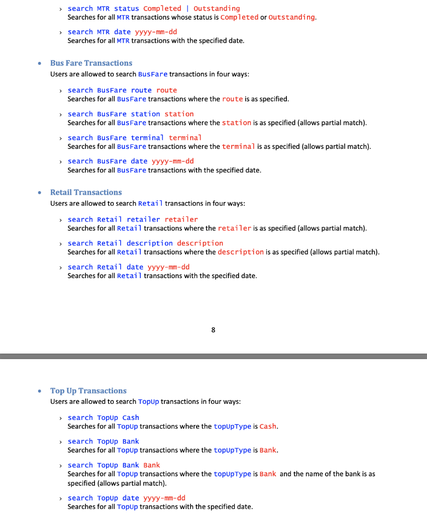 Octopus Card Transaction System (OctopusCard) (120 | Chegg.com