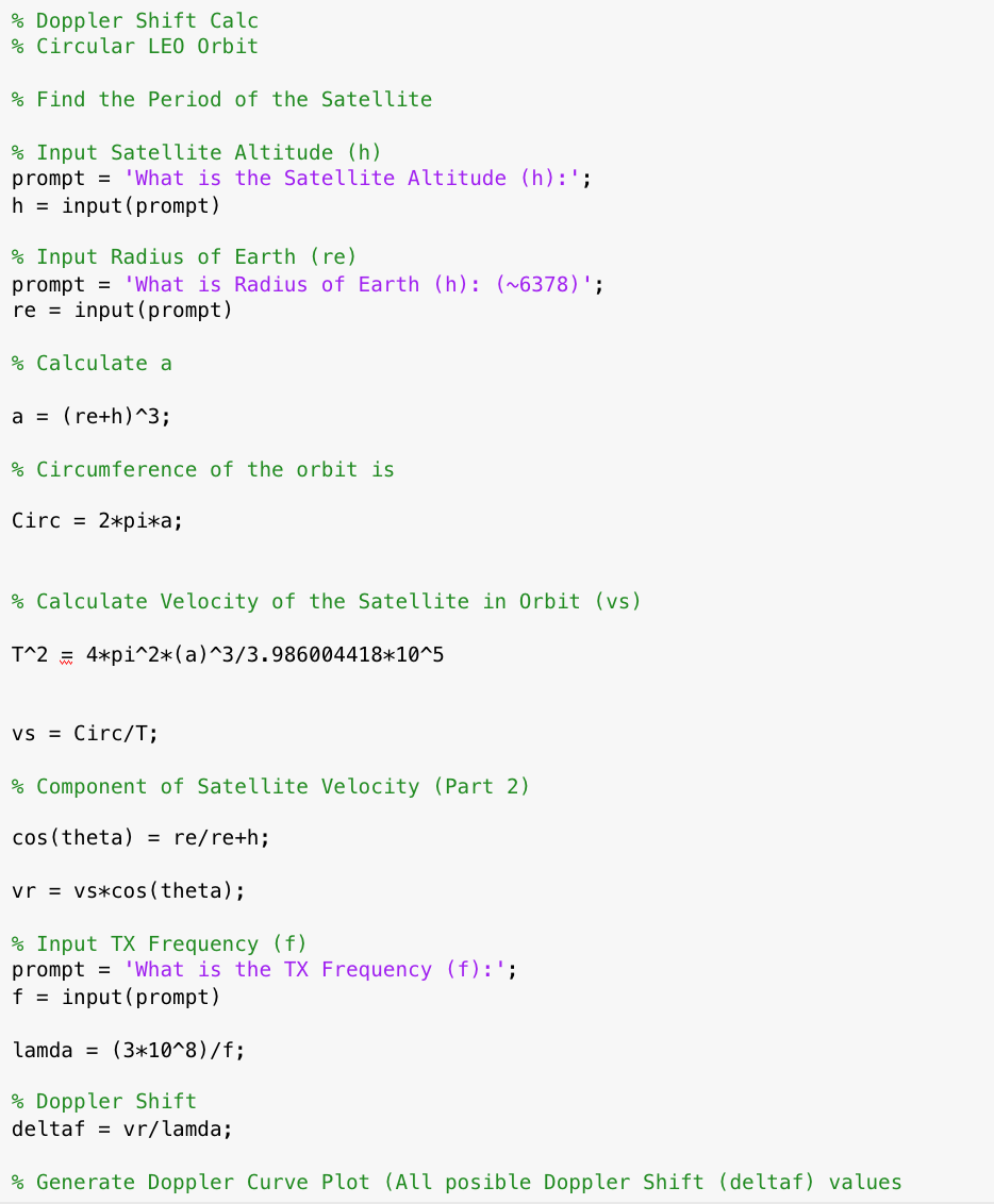 MATLAB CODE FIX HELP 1) HOW DO I CODE FOR THE VALUE | Chegg.com