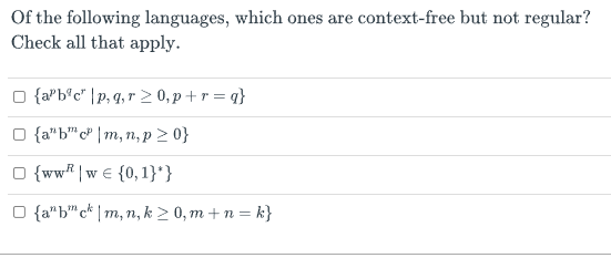 Solved Context-free languages and regular languages are both | Chegg.com Solved Context-free languages and regular languages are both | Chegg.com