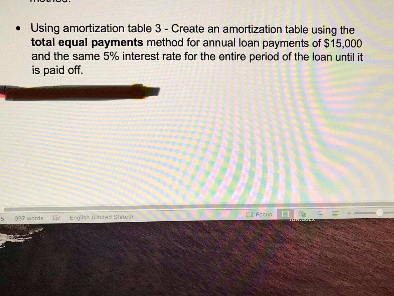 Solved • Using amortization table 3 - Create an amortization | Chegg.com
