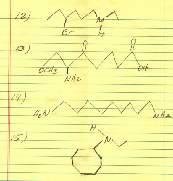 Solved Wnite the IUPAC name for the compounds in items 7 | Chegg.com