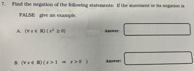 Solved Find the negation of ﻿the following statements: If | Chegg.com