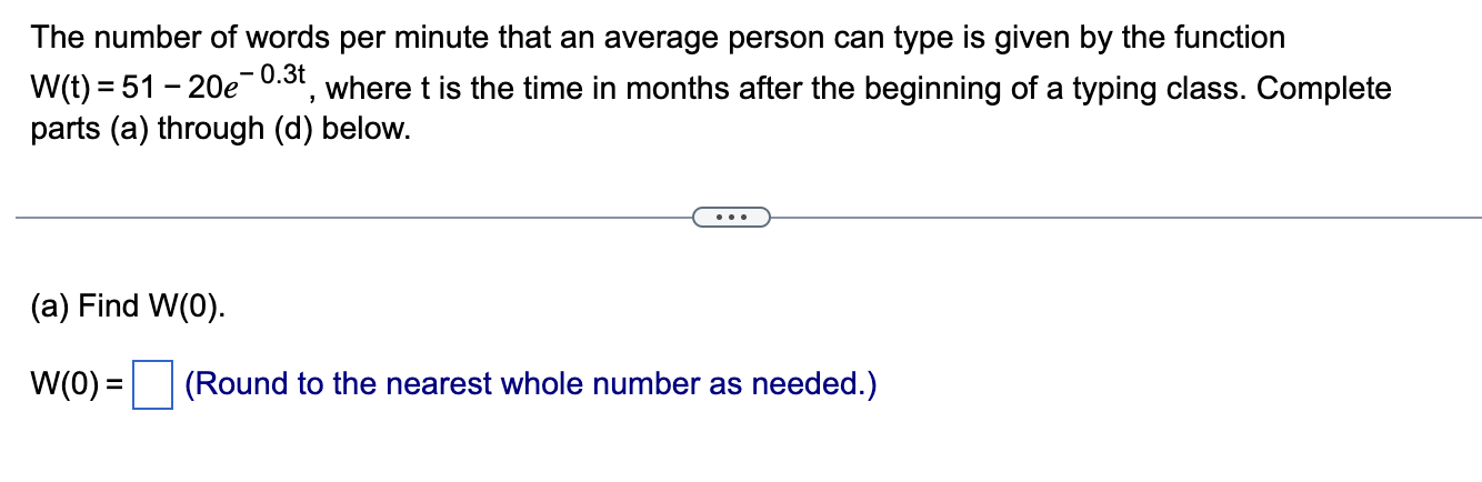 Solved The number of words per minute that an average person | Chegg.com