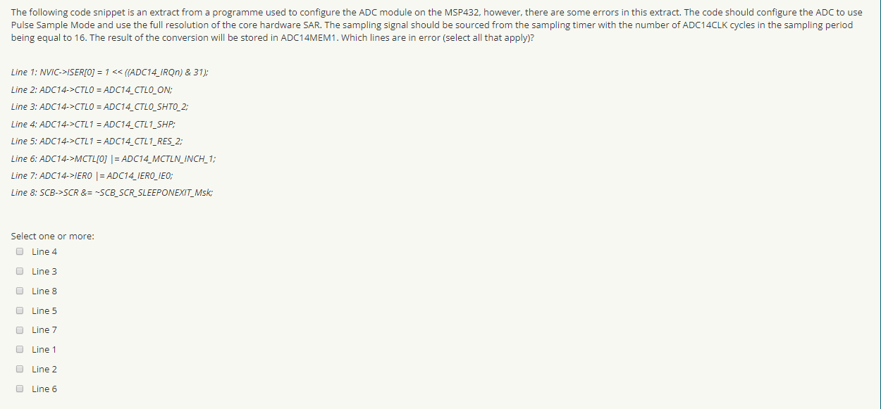 Solved The following code snippet is an extract from a | Chegg.com