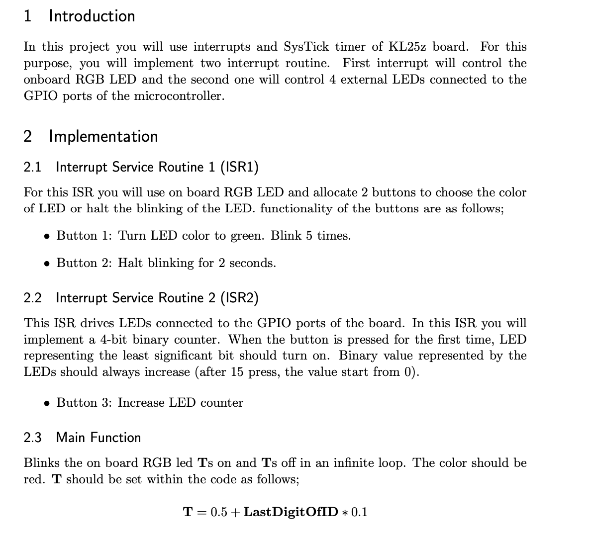Solved 1 Introduction In this project you will use | Chegg.com